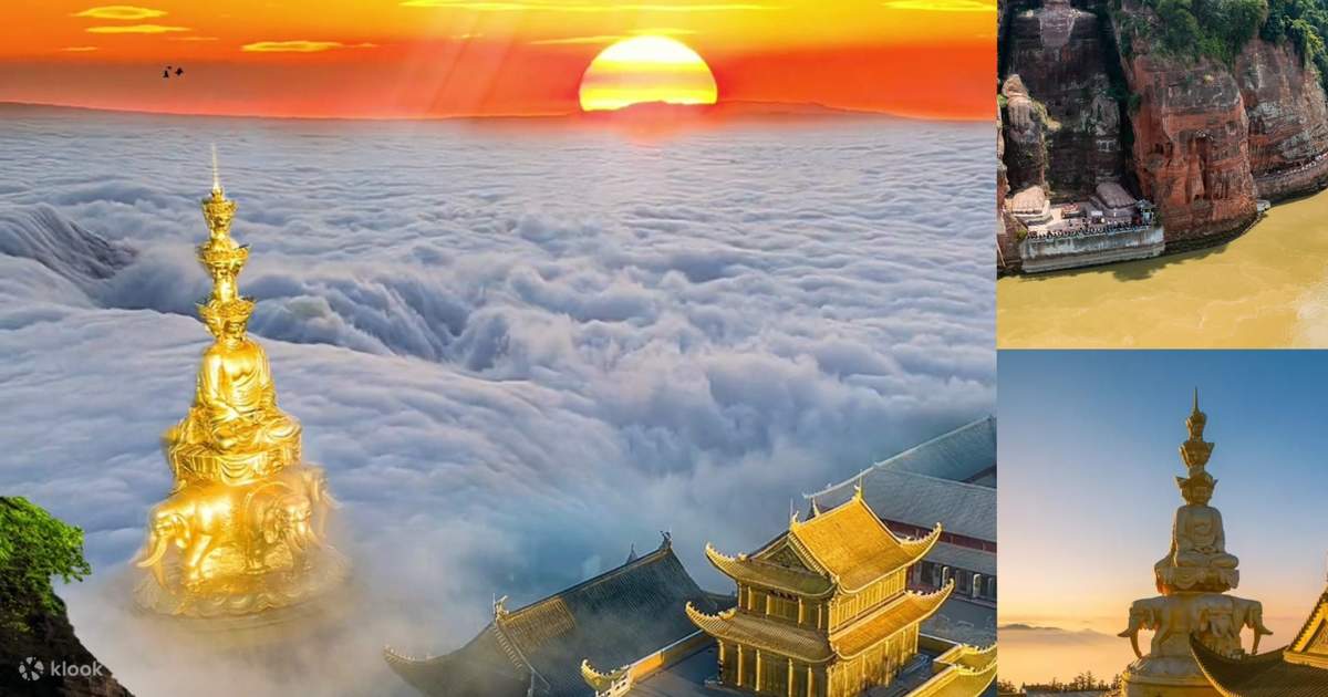 [Cloud E'meile] 2-Day 1-Night Private Tour of Mount Emei + Leshan Giant ...